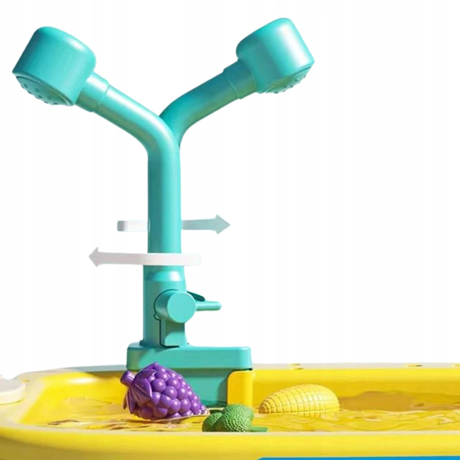 Interaktív játék, gyermekmosogató, gyümölcsökkel, zöldségekkel és ...