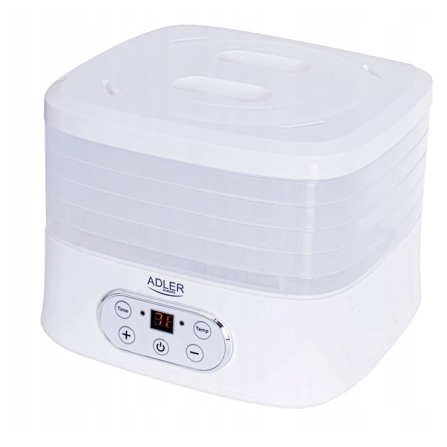 Deshidrator pentru fructe, legume, ciuperci, 5 tavi, 550W, 26,5x24x21cm ...