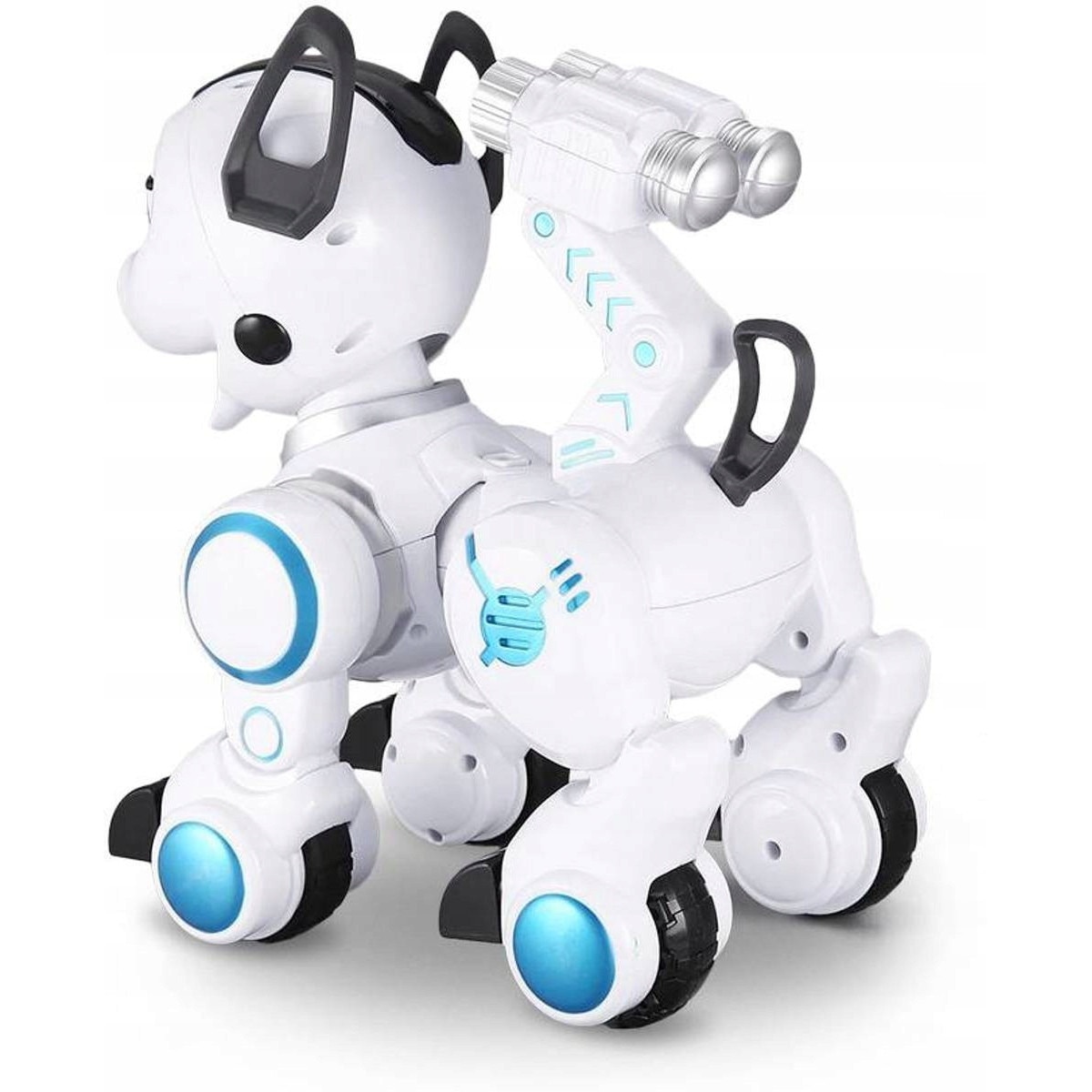 Robot de jucarie, K10, caine inteligent interactiv, 25x22x15cm, set cu ...