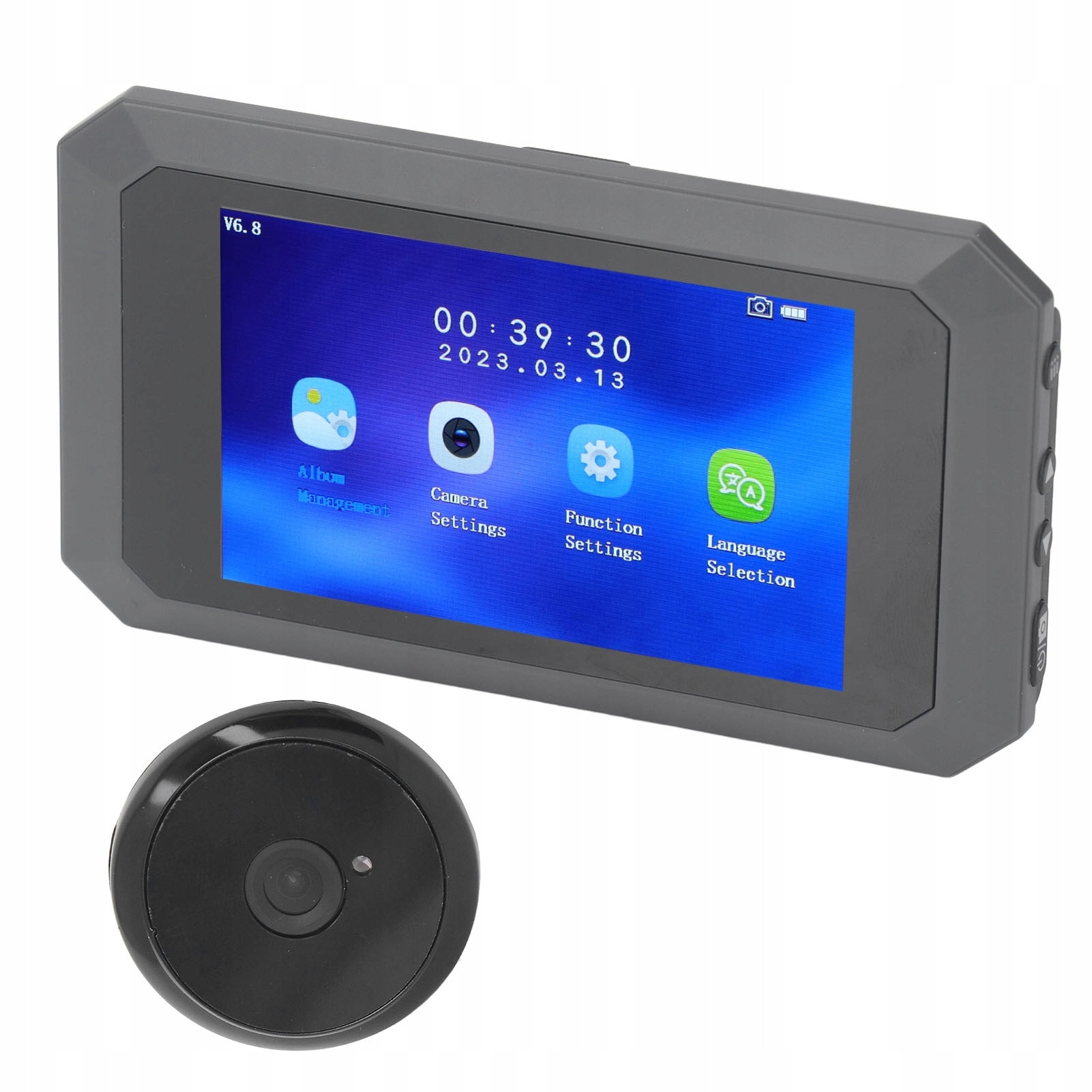 Vizor electronic cu camera, 1080P, 2MP, display LCD HD 3,97 inch ...