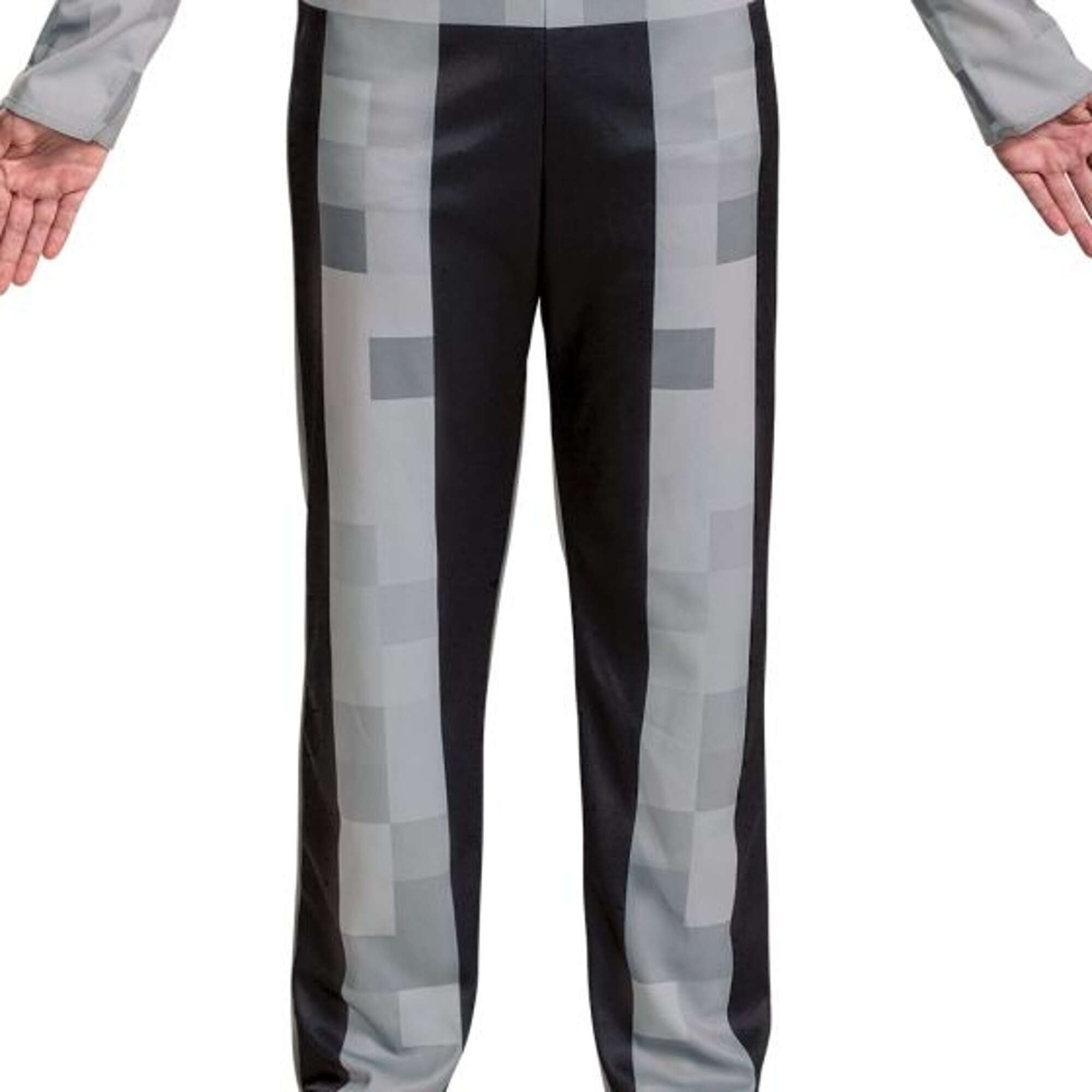 Costum copii, Minecraft, Skeleton, 127-136 cm, alb, set - eMAG.ro
