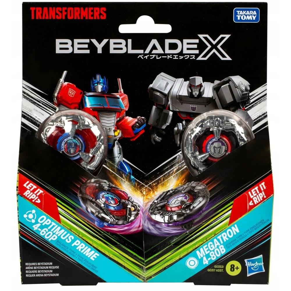 Beyblade X –Transformers Optimus Primal si Starscream Hasbro - eMAG.ro