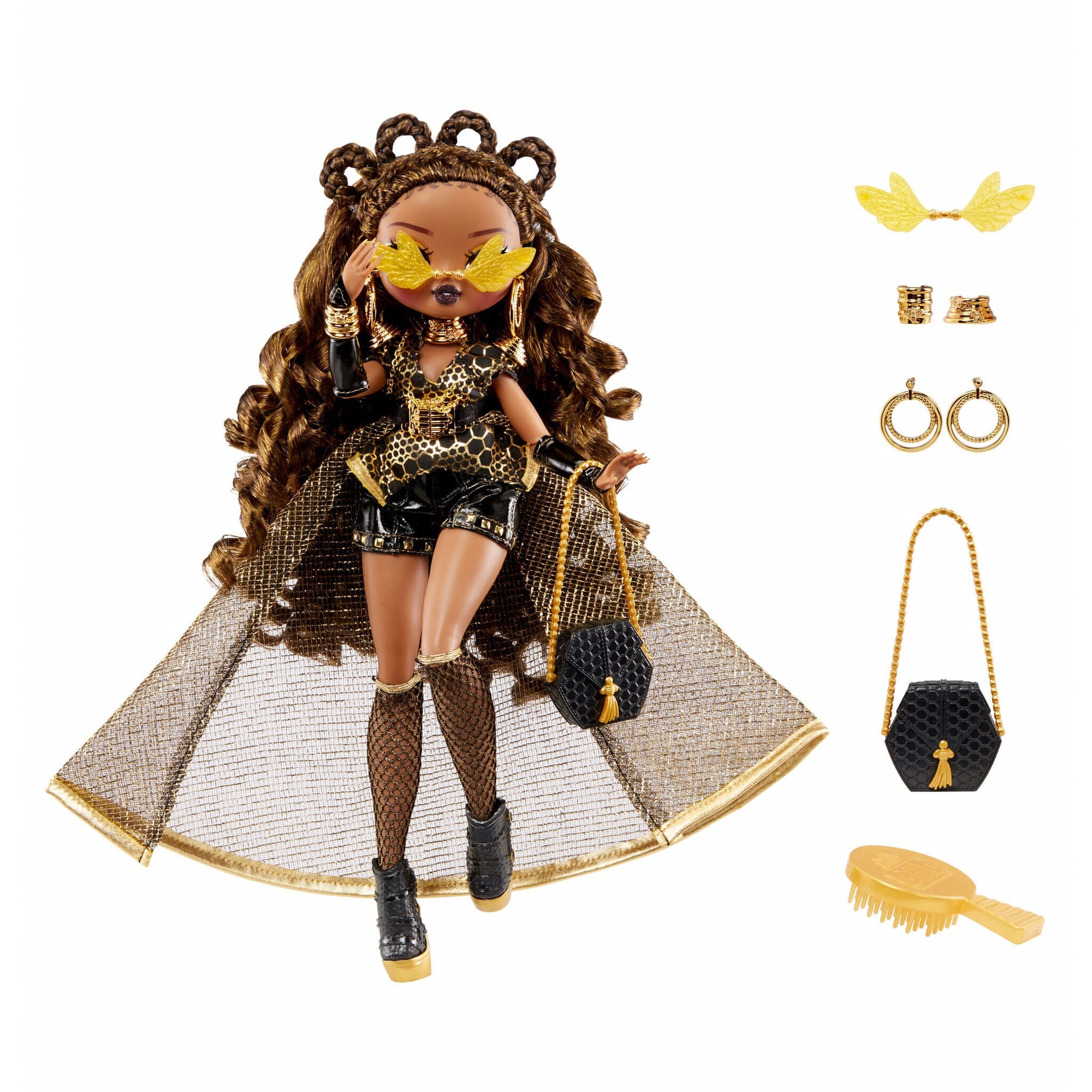 L.O.L. Surprise Fierce Royal Bee baba, 29cm, kiegészítő szettel - eMAG.hu