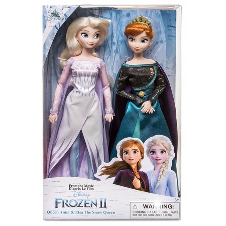 Set papusi Disney Frozen 2, Anna si Elsa, 13 articole mobile, 29cm ...