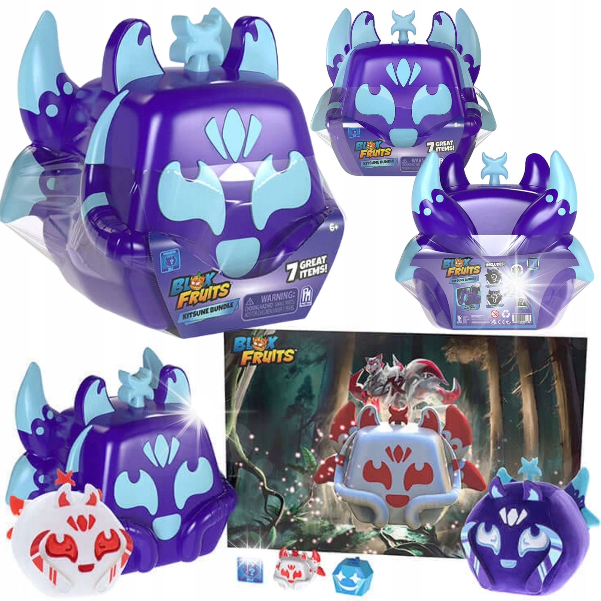 Figurine, PhatMojo, Blox Fruits Seria 3, set colectionabil, 2 plusuri ...