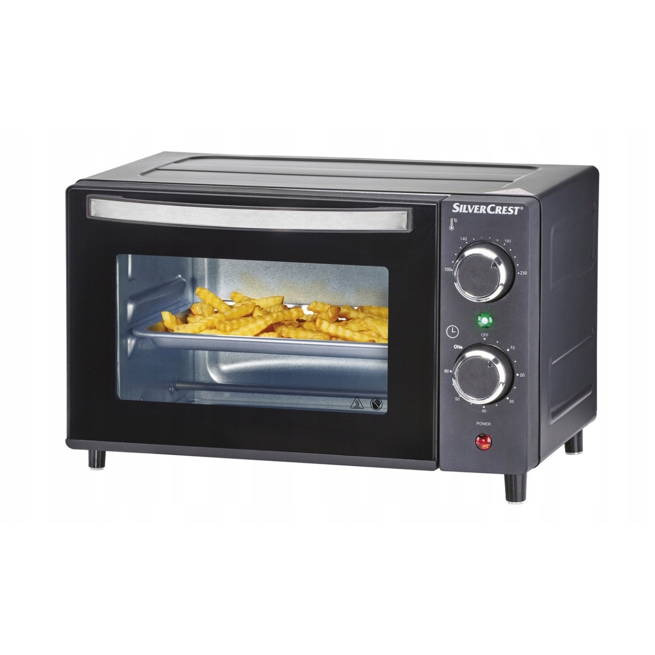 SilverCrest SGB 800W elektromos sütő, 9L, 800W, 36,4x28,4x22,2cm - eMAG.hu