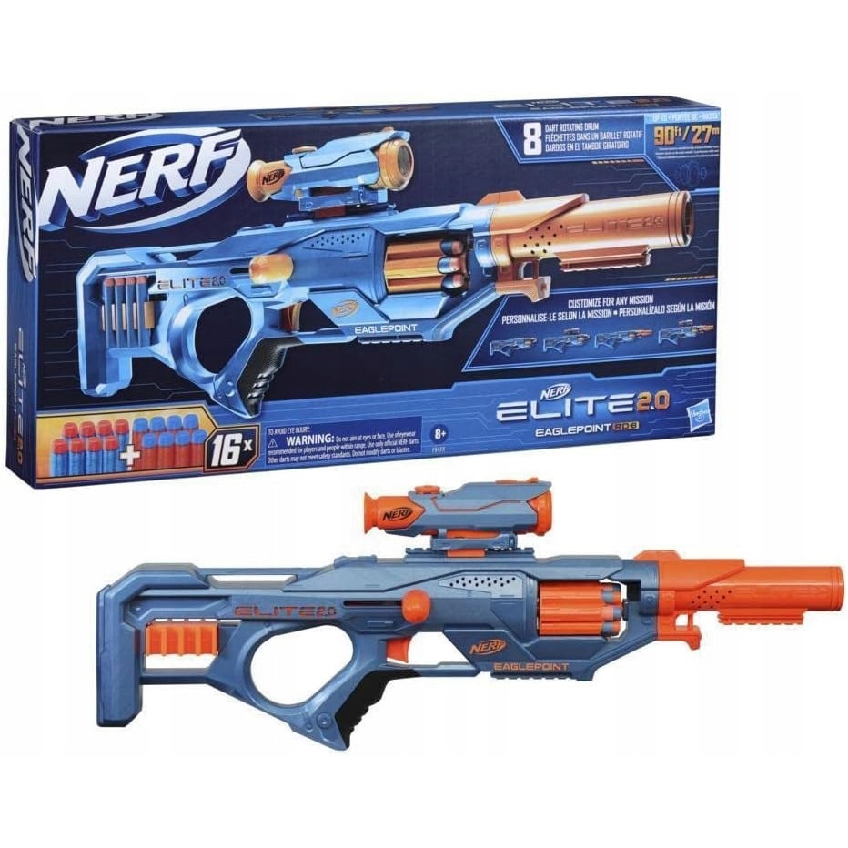 Nerf Elite 2.0 Echo CS-10, 10 lövedék, 24 lövedék mellékelve, többszínű ...