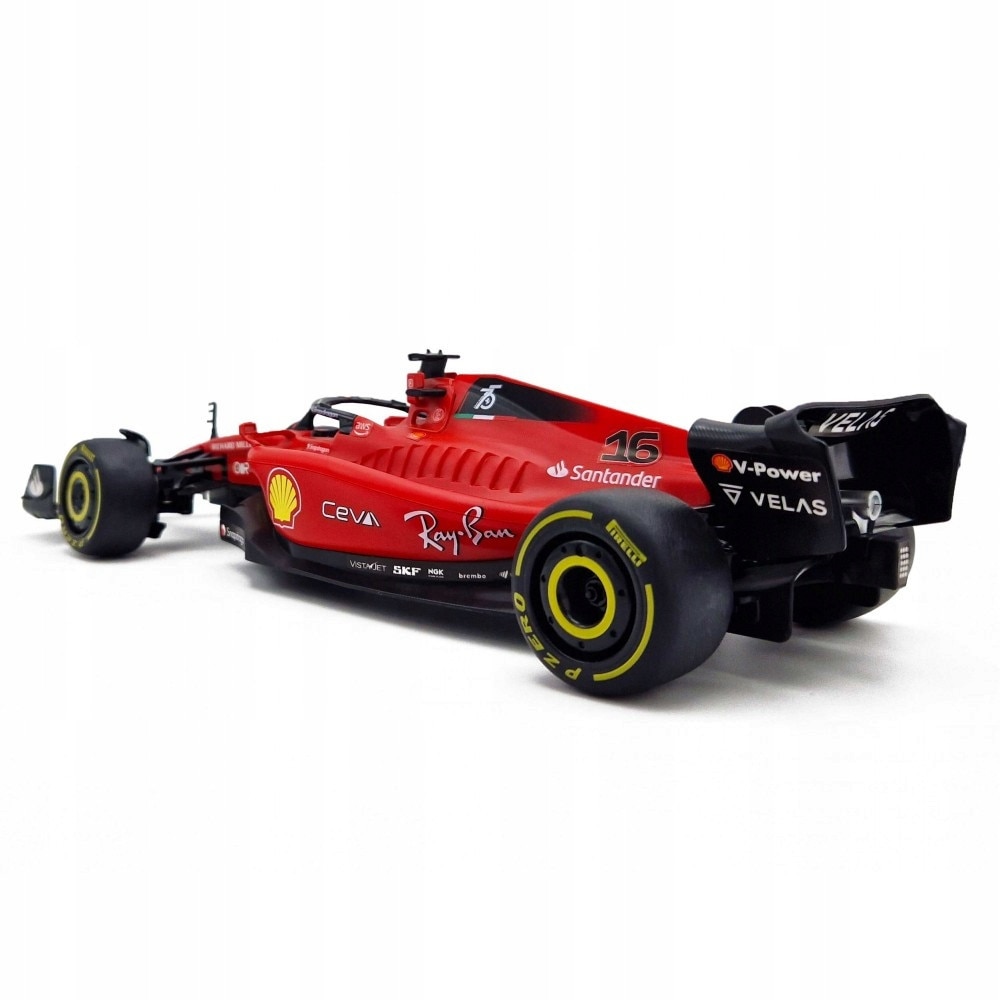 Masina de Formula 1 Ferrari F1 75, Rastar, 1:18, 312x112x69mm, rosu ...