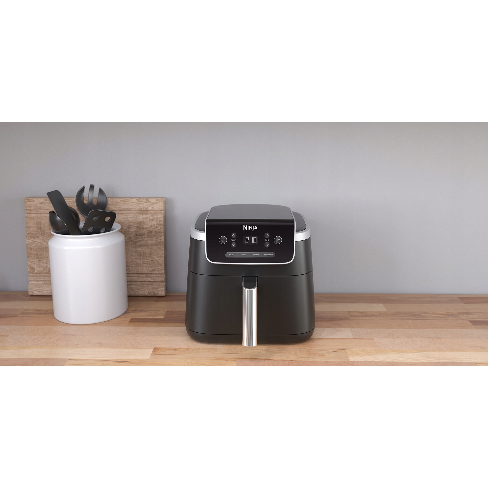 Friteuza cu aer cald Ninja Air Fryer Pro AF140EU 2000W, 4,7l, negru ...
