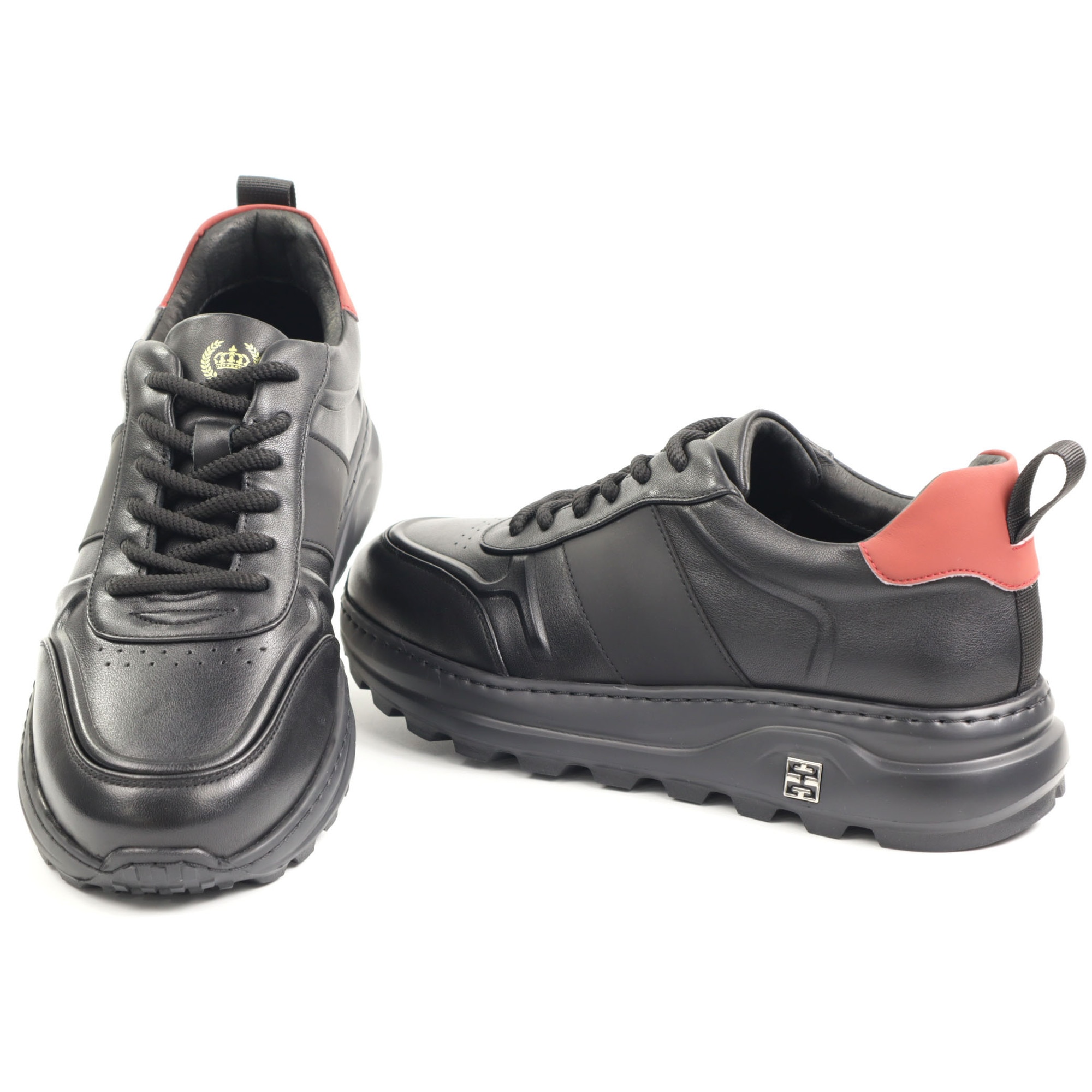 Férfi cipő 302-FEKETE/PIROS-43 - eMAG.hu