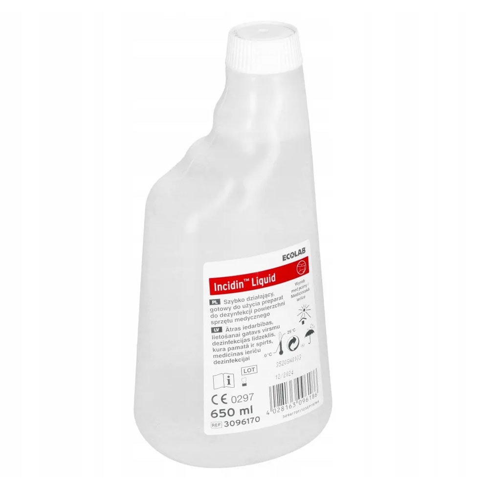 Solutie dezinfectanta Ecolab Incidin Liquid, 650ml, spray, actiune ...