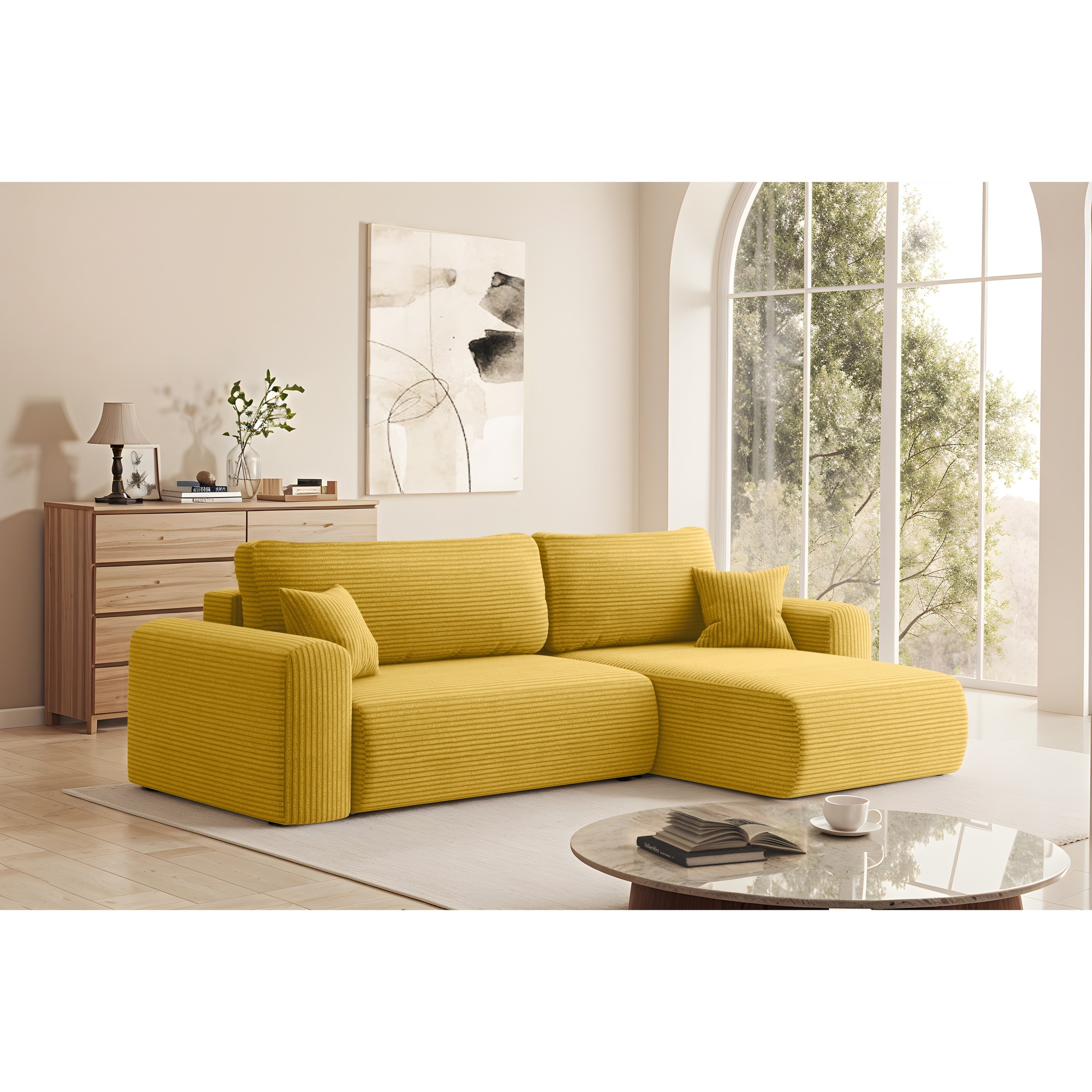 Coltar Belis L, extensibil, cu lada depozitare, 272 x 145 x 83 cm ...