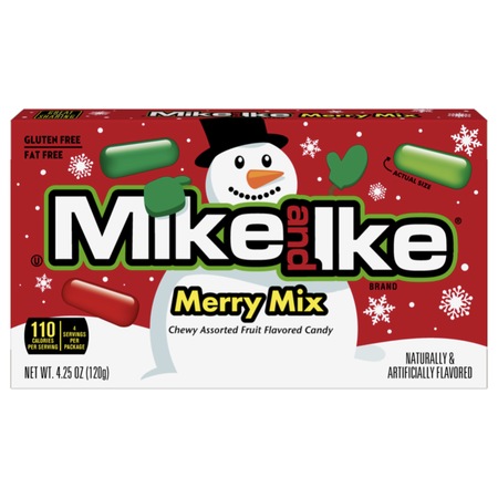 Bomboane gumate Mike and Ike, Merry mix, 120 g, editie limitata de ...