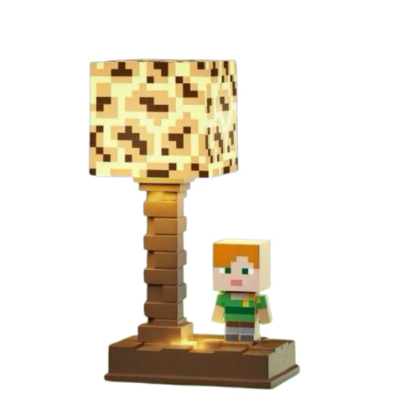 Lampa de veghe copii tematica Minecraft, lampa bloc, control al ...