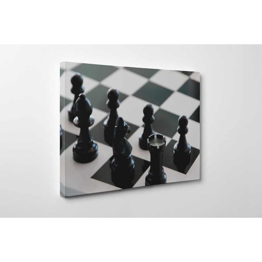 Tabla de sah - Tablou Canvas - 85x110 cm - eMAG.ro