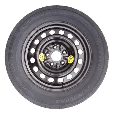 Set Roata de rezerva DACIA DUSTER II R16 5x114.3x66, cheie pentru roti ...