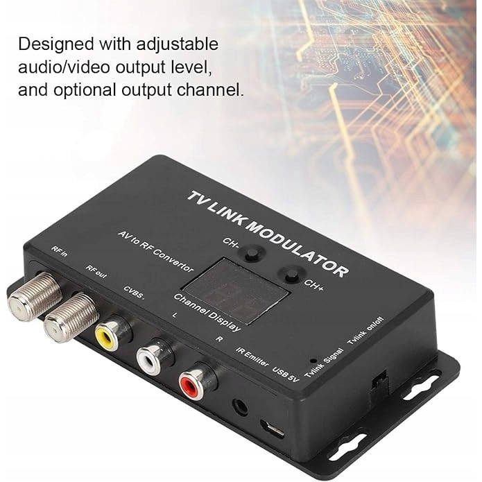 Modulator UHF TM70, AV la RF, PAL/NTSC, 21, 471,25 MHz - eMAG.ro