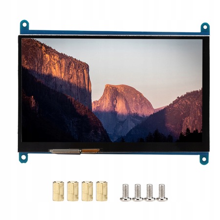 Ecran LCD 7'' cu touchscreen, 1024x600, HDMI, pentru Raspberry Pi - eMAG.ro
