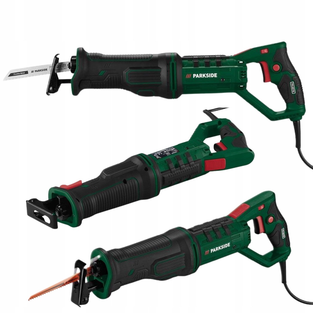 Parkside PFS 850 B2 elektromos fűrész, 850W, fa- és fémvágás, 16,1x46 ...