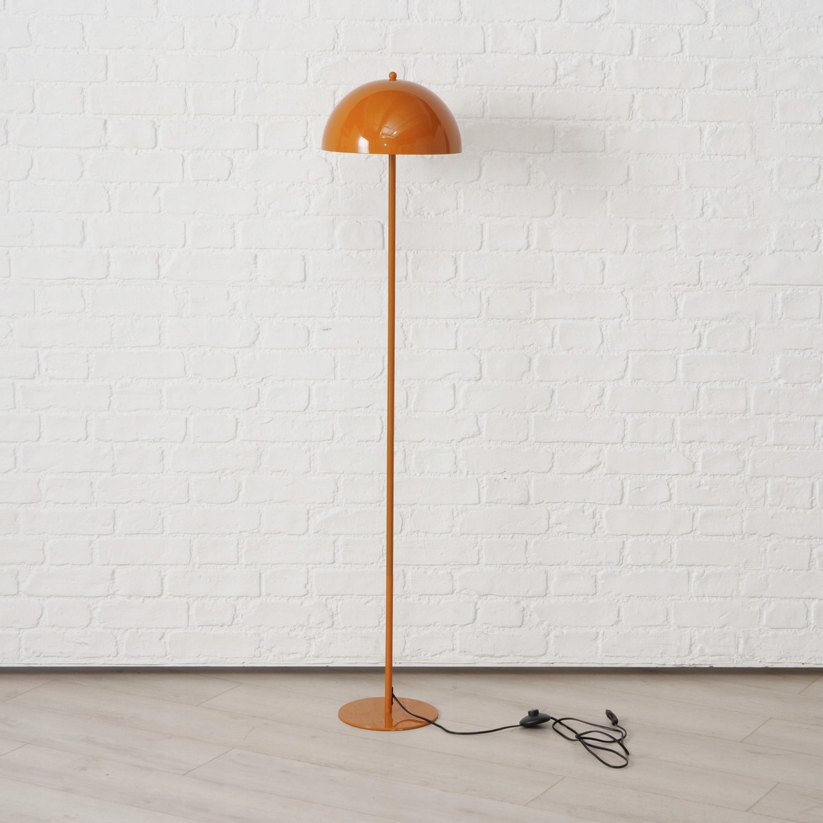 Lampa podea Boltze Petunia, metal, portocalie, 30x30x140cm, design ...