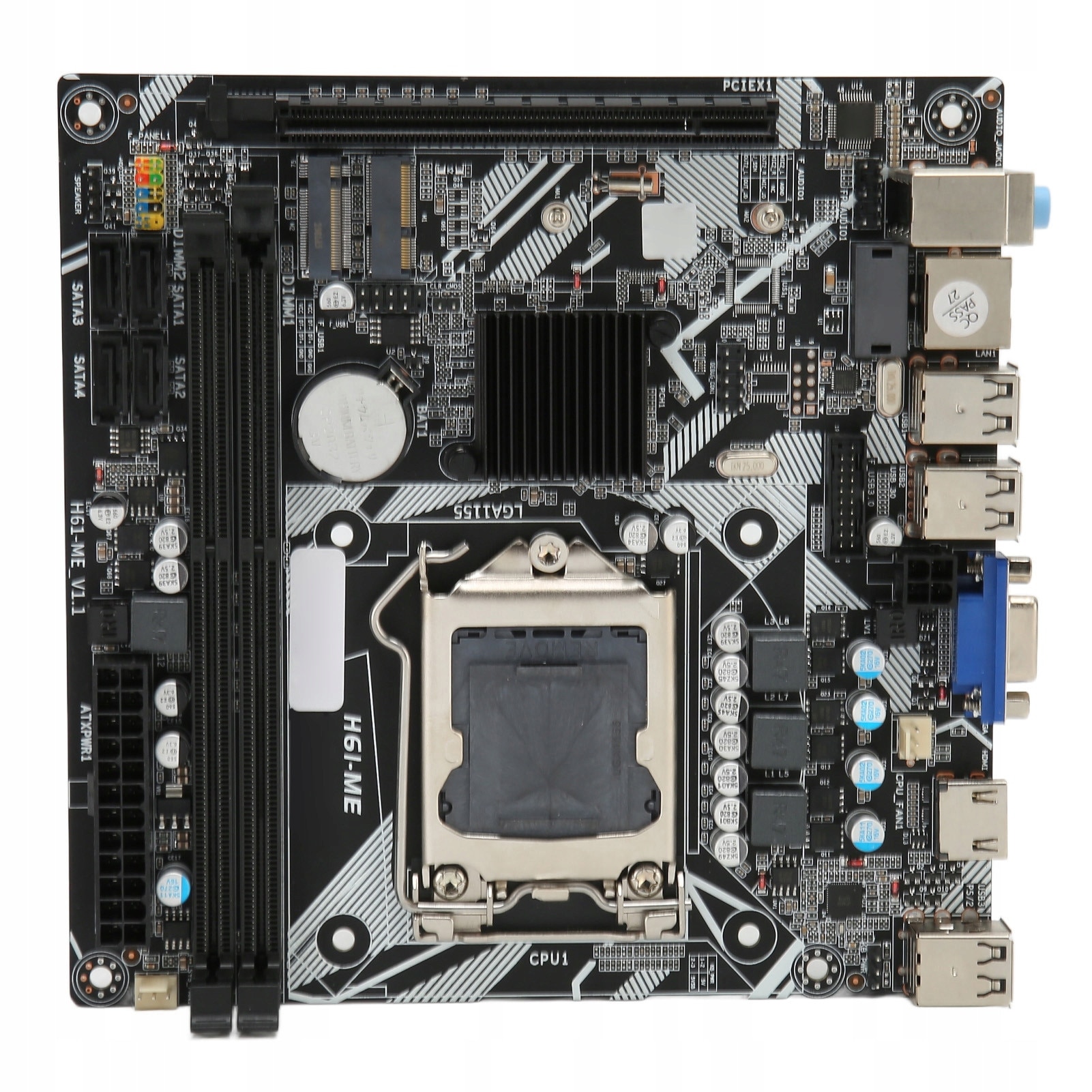 Alaplap LGA 1155 ITX H6 ME, 2x DDR3, 10x USB2.0, VGA, 16 GB - eMAG.hu