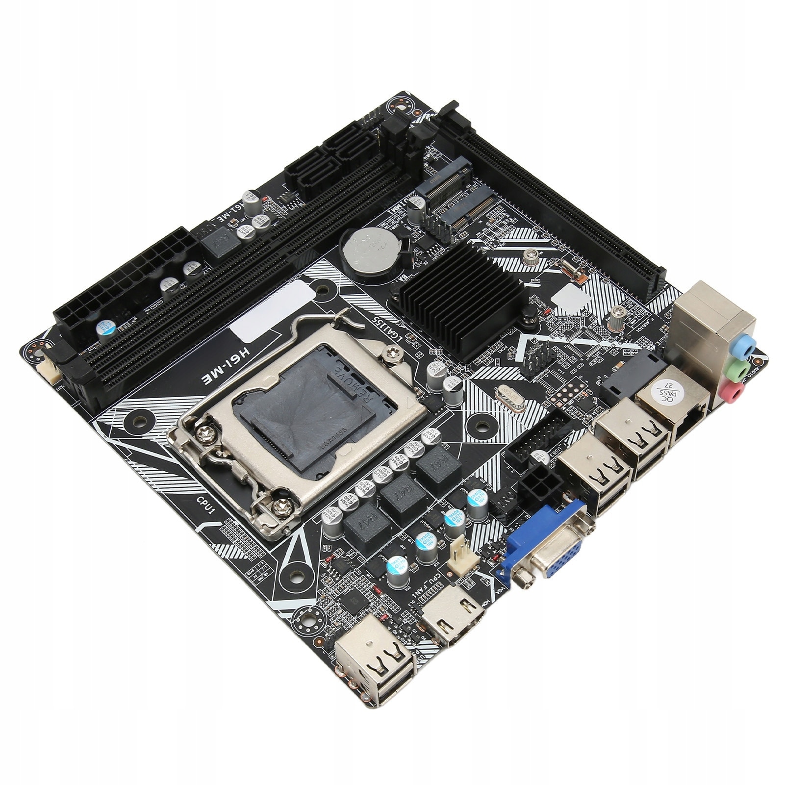 Alaplap LGA 1155 ITX H6 ME, 2x DDR3, 10x USB2.0, VGA, 16 GB - eMAG.hu