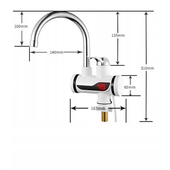 Incalzitor instant de apa electric, Gordon, 3000W, design estetic ...