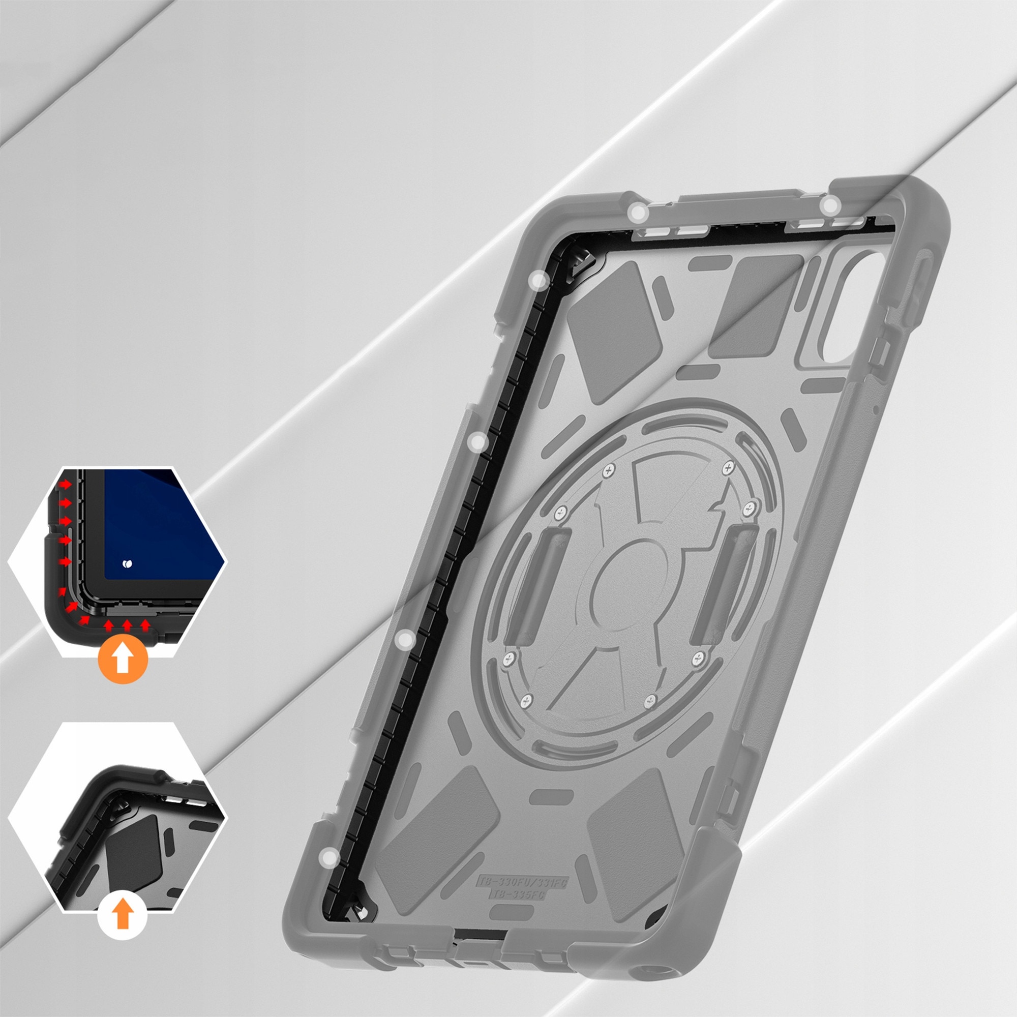 Ütésálló tok Lenovo Tab M11 10.95-höz, fogantyúval - eMAG.hu