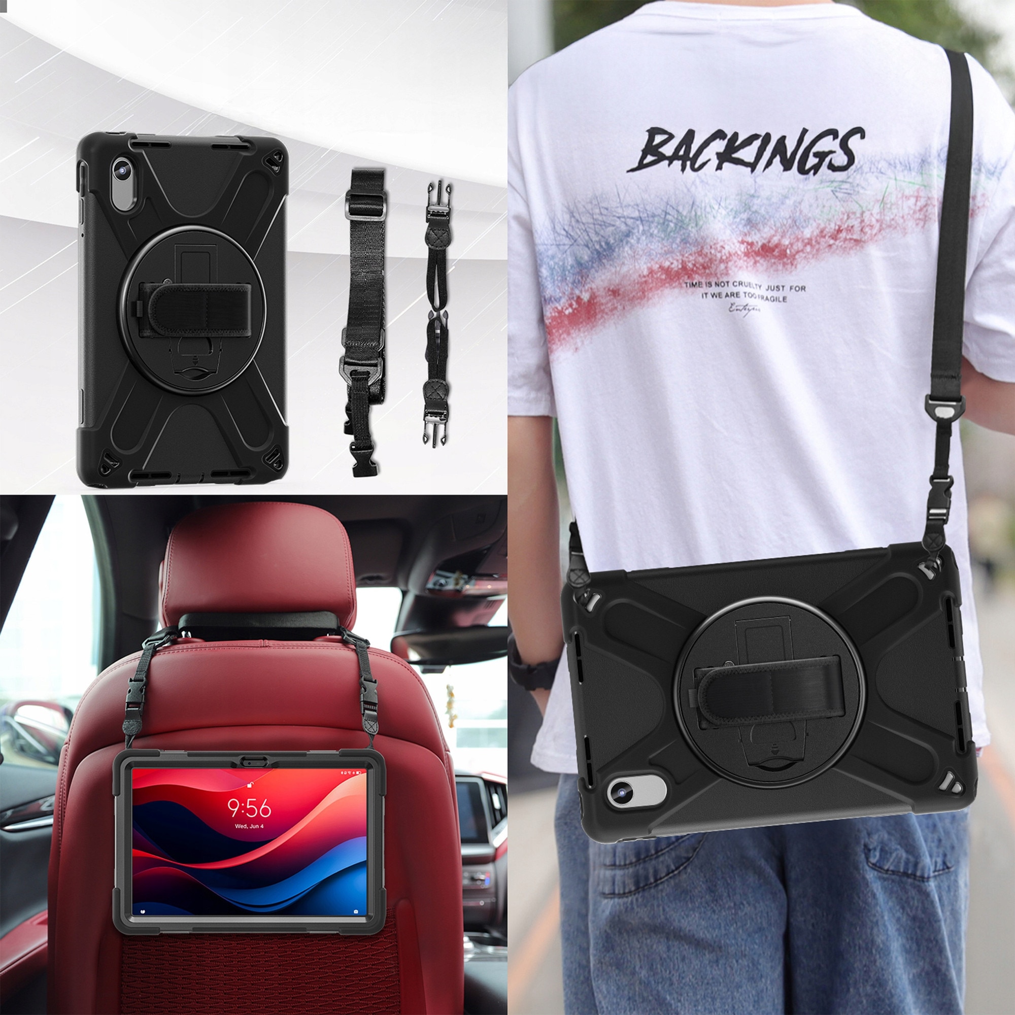 Ütésálló tok Lenovo Tab M11 10.95-höz, fogantyúval - eMAG.hu