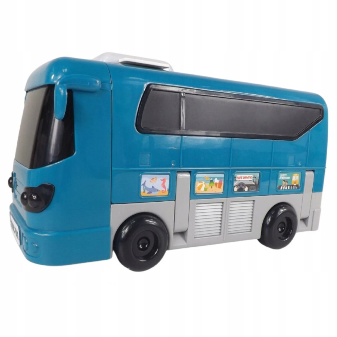 Simulator de conducere autobuz interactiv 2 in 1, jucarie educationala ...