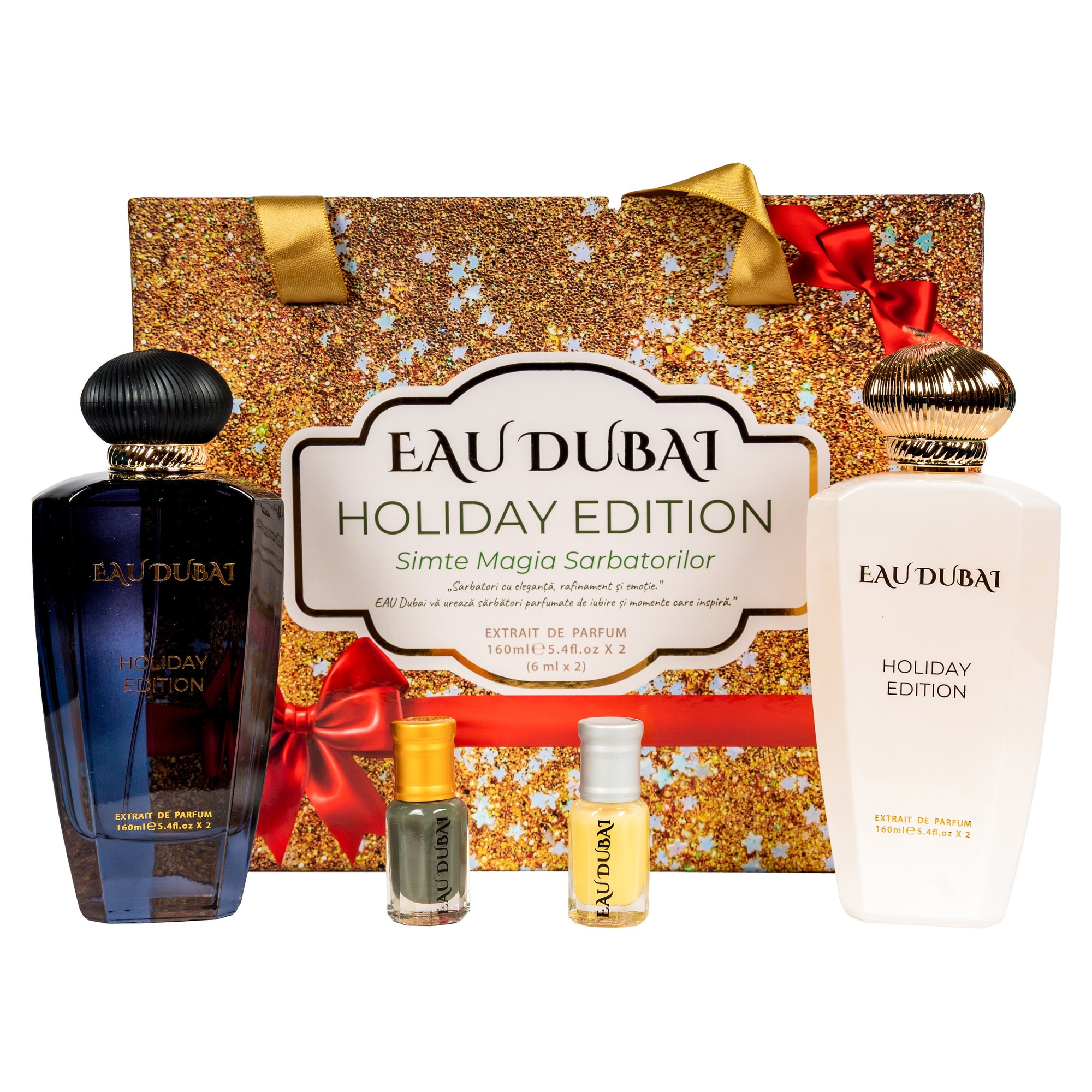 Set Cadou Parfum Eau Dubai, El si Ea, 4 piese, 212 ml, Holiday Edition ...