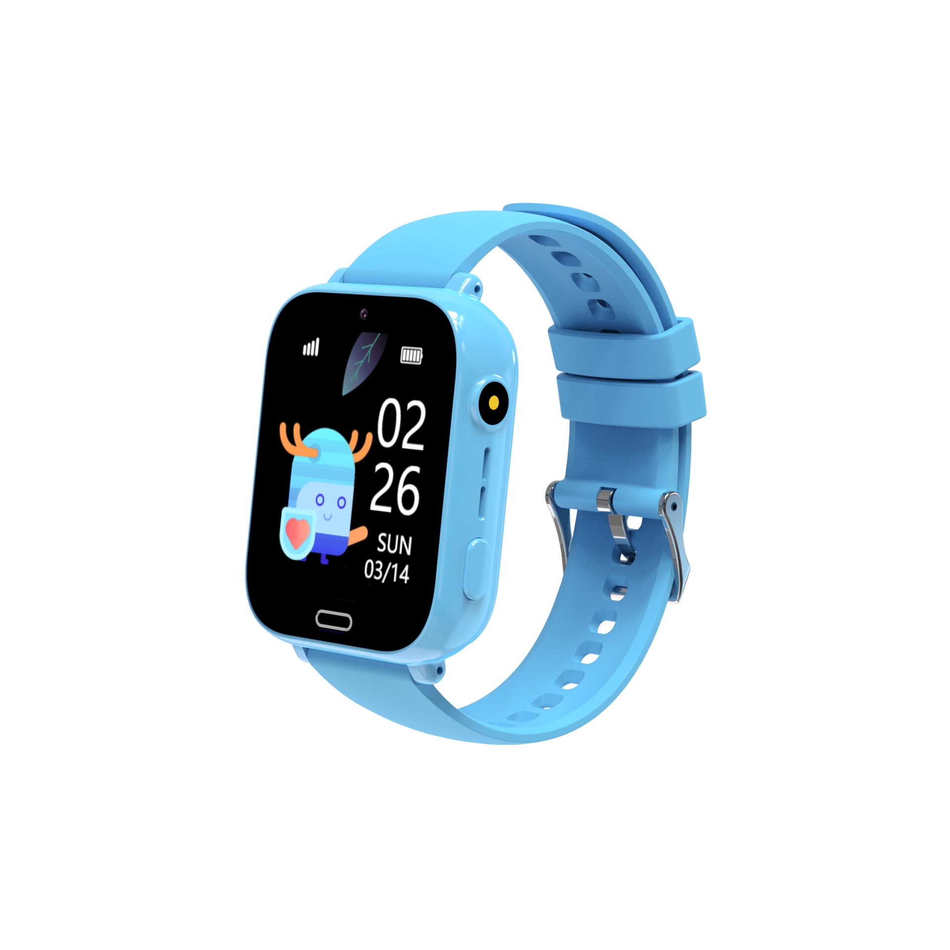 Ceas inteligent pentru copii cu SIM, apel video, ecran HD 1.83", GPS ...