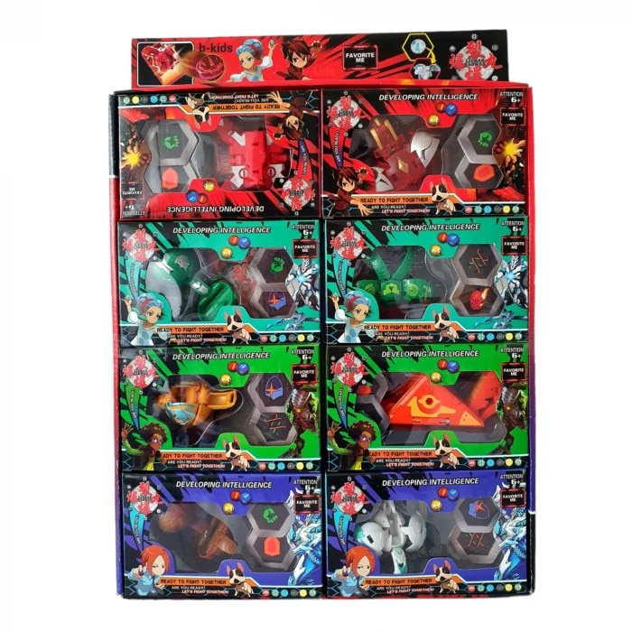 Set 8 Figurine Bakugan, Battle Pack - Different types - eMAG.ro