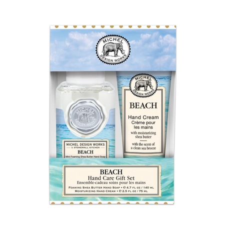 Set cadou Sapun lichid spuma 140 ml + Crema maini 75 ml, Michel Design ...