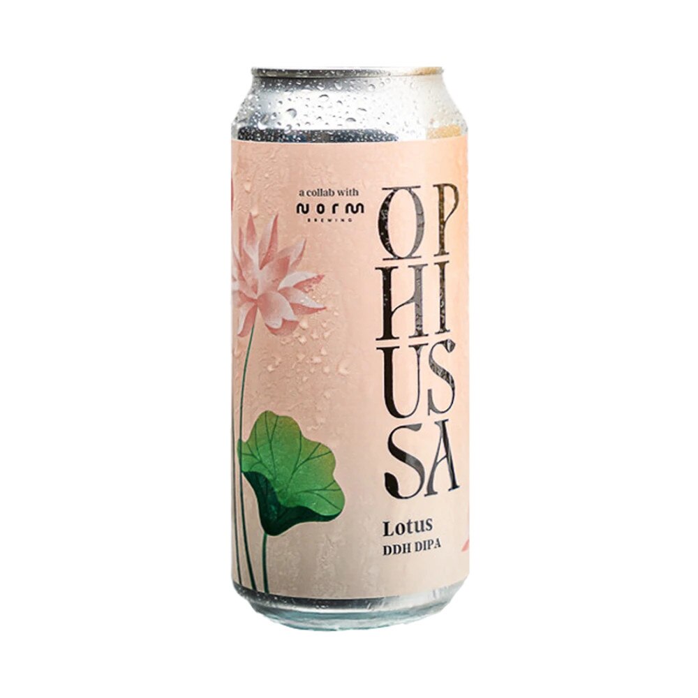 Bere artizanala Ophiussa x Norm - Lotus, IPA, 8%, 440 ml - eMAG.ro
