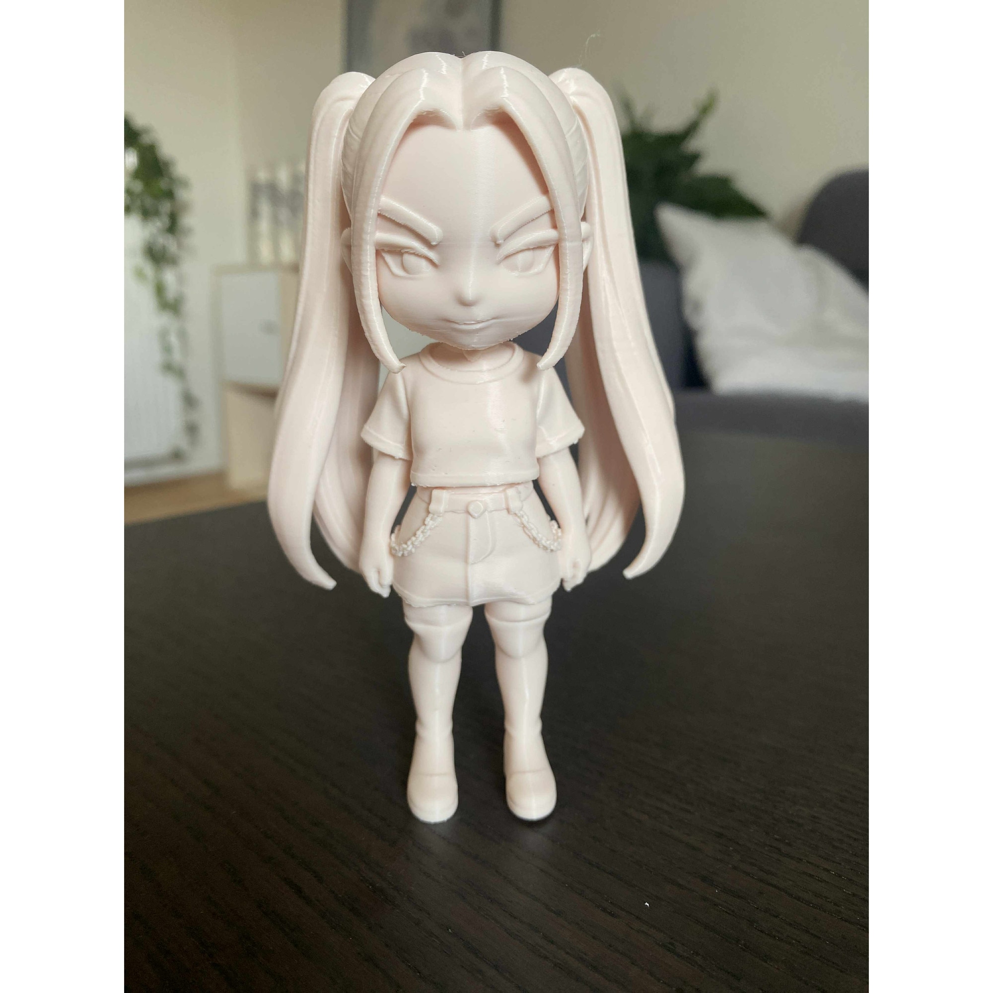 Figurina K-Pop Demon Hunters Mira Chibi Style – Baza pentru pictura si ...