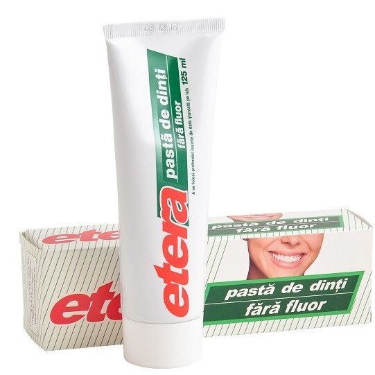 Pasta dinti etera fara fluor 125ml - eMAG.ro