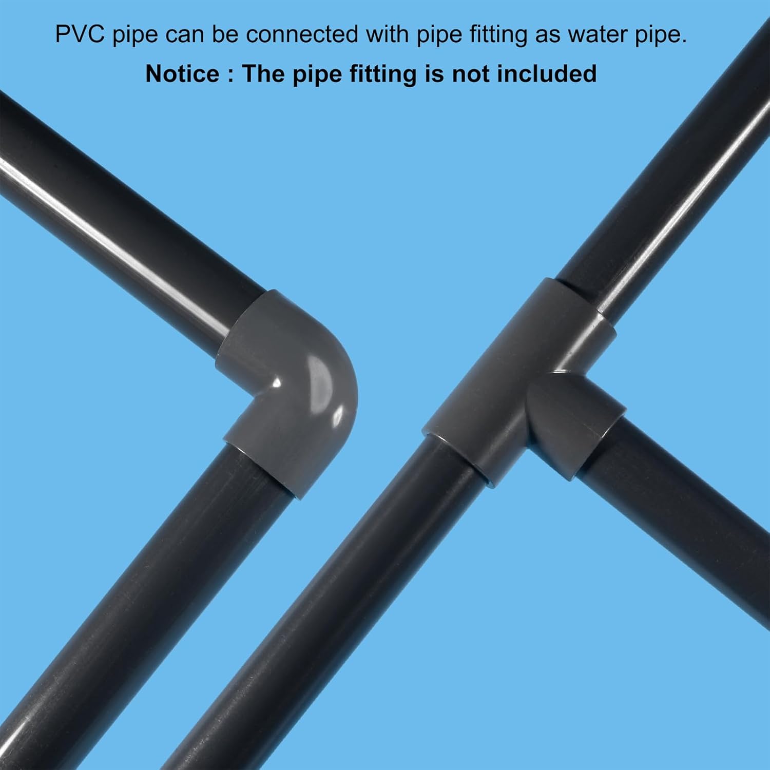 Teava PVC, 28x32mm, 0.5m, pentru instalatii apa, gradina, acvariu ...