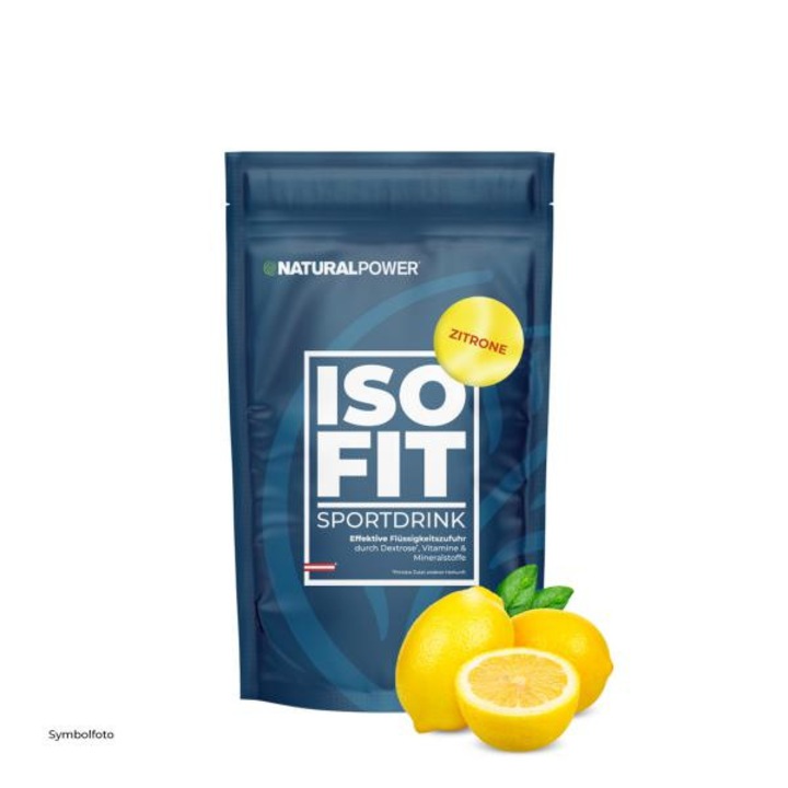 Electroliti Sportdrink ISO FIT, Natural Power, aroma de Lamaie, 400 g ...