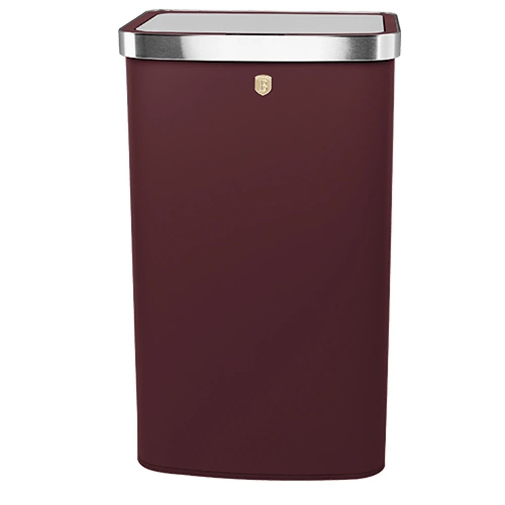 Cos de gunoi cu senzor, 60 L, bordo mat - BH/9799 - eMAG.ro