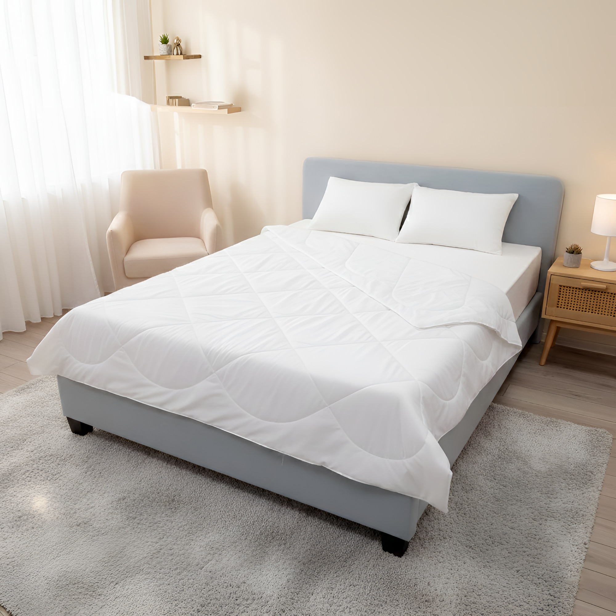 Възглавница Best Sleep Calmyra, 250гр, 220x200см, микрофибър ...