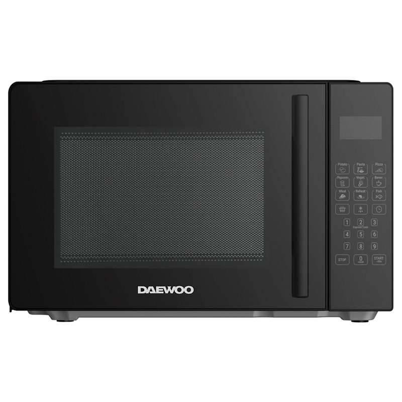 Cuptor cu microunde Daewoo, 20 l, digital, 700 W, negru, 44.5x35.5x24 ...