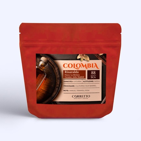 Cafea de specialitate Corretto, Columbia Risaralda La Riviera Rum ...