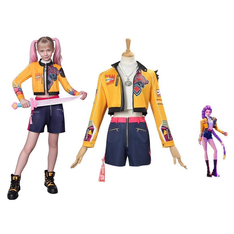 K-POP Witcher Girls cosplay jelmez, színpadi öltözék, Rumi, LM-94 ...