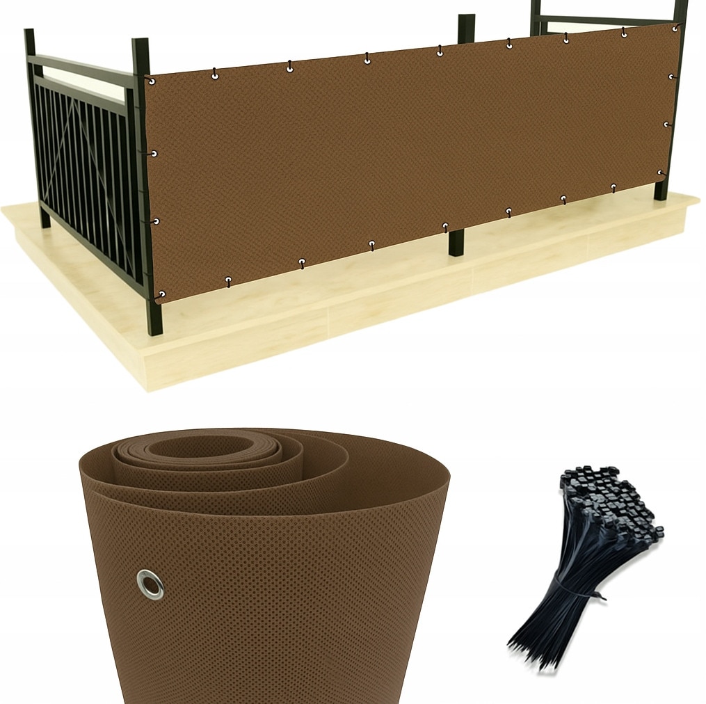 Paravan balcon, ECOBAND, 0,8m x 4m, protectie UV, rezistenta la ...