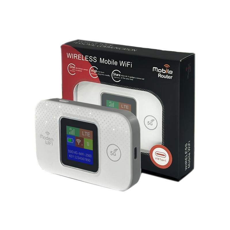 Router portabil 4G, Omelivon, 300 Mbps, 3000 mAh, alb - eMAG.ro