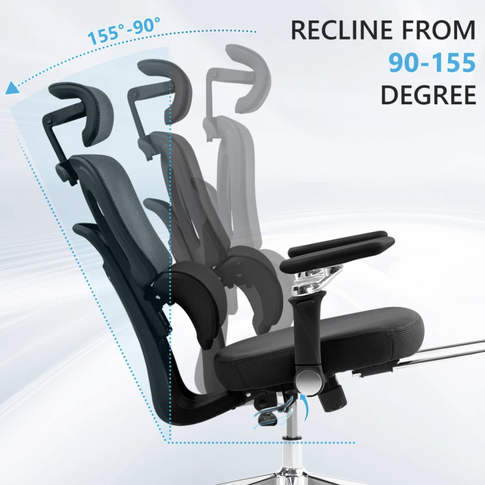Scaun Ergonomic, TOPSCAUNE® METACHAIR FOAM SEAT, Scaun Birou Cu Cotiere ...