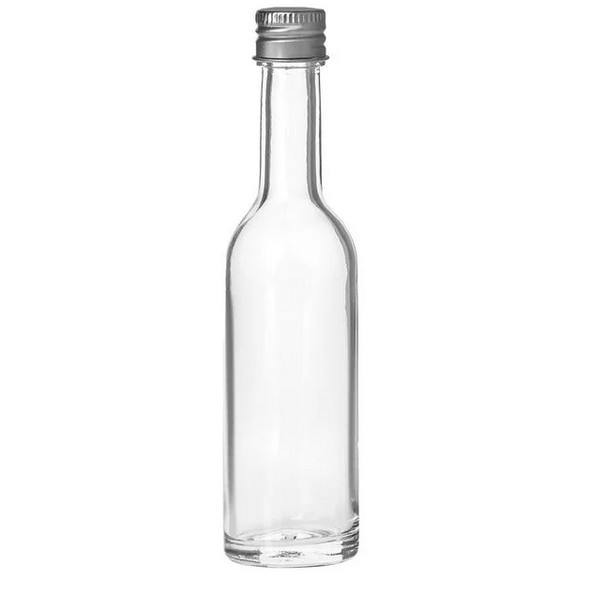 Set 50 Sticle AB HOMES 50 ml cu Capac Metalic, Transparent - eMAG.ro