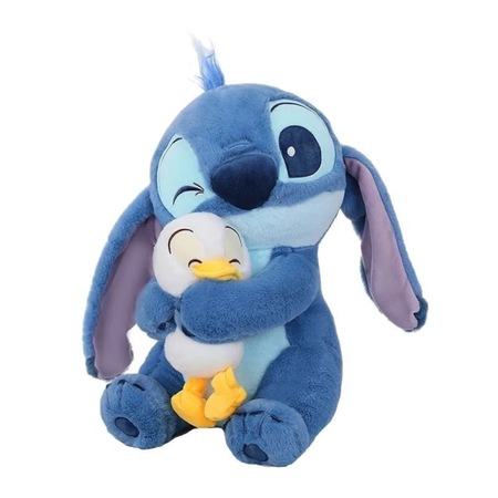 Jucarie Stitch plus cu ratusca 30 cm plus premium, cadou dragalas ...