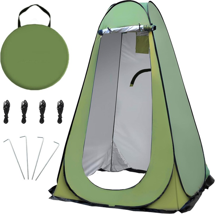 Cort de dus/toaleta/vestiar pliabil cu protectie UV, YSBER®, 1.2X1.2X1 ...